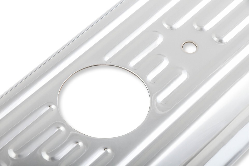 Mr. Gasket 9847 Chrome Valve Covers Caps | eBay