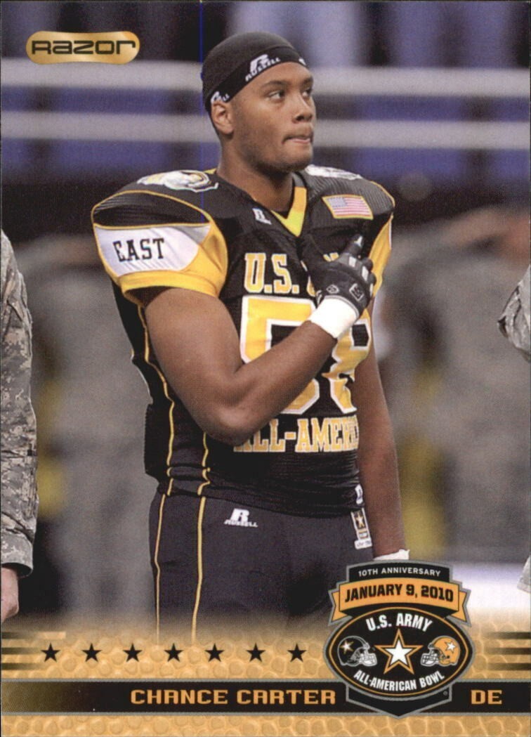 2010 Razor Army All-American Bowl #92 Chance Carter | eBay