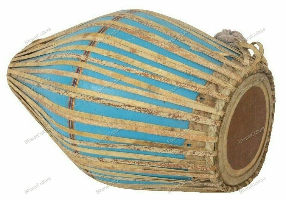 South Indian Musical Instrument Pakhawaj Khol Percussion Mridangam With ...