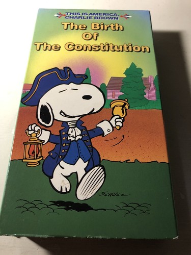 This is America Charlie Brown: The Birth of the Constitution (1988) VHS ...