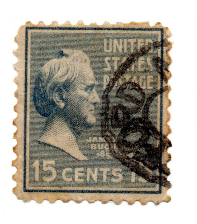USA 1938-1939, James Buchanan, 15th president 1857-1861, 15 cents | eBay