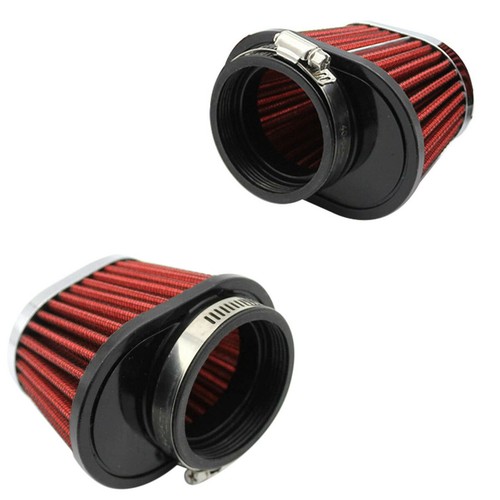 2x High Performance Cone Air Filter Intake 55mm Car motorcycle ...