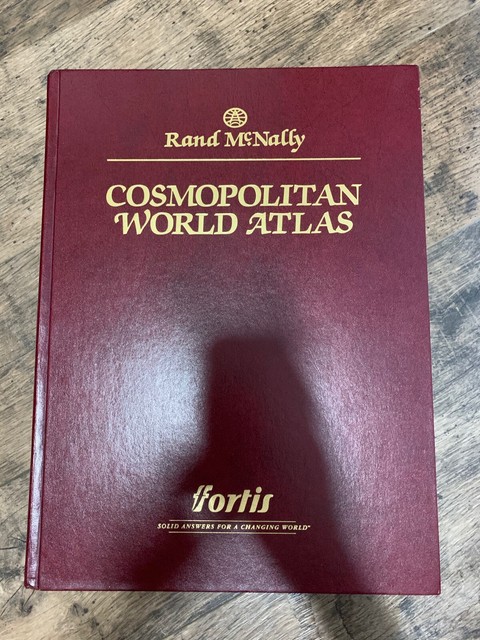 Rand McNally New Cosmopolitan World Atlas (1991, Hardcover) for sale ...