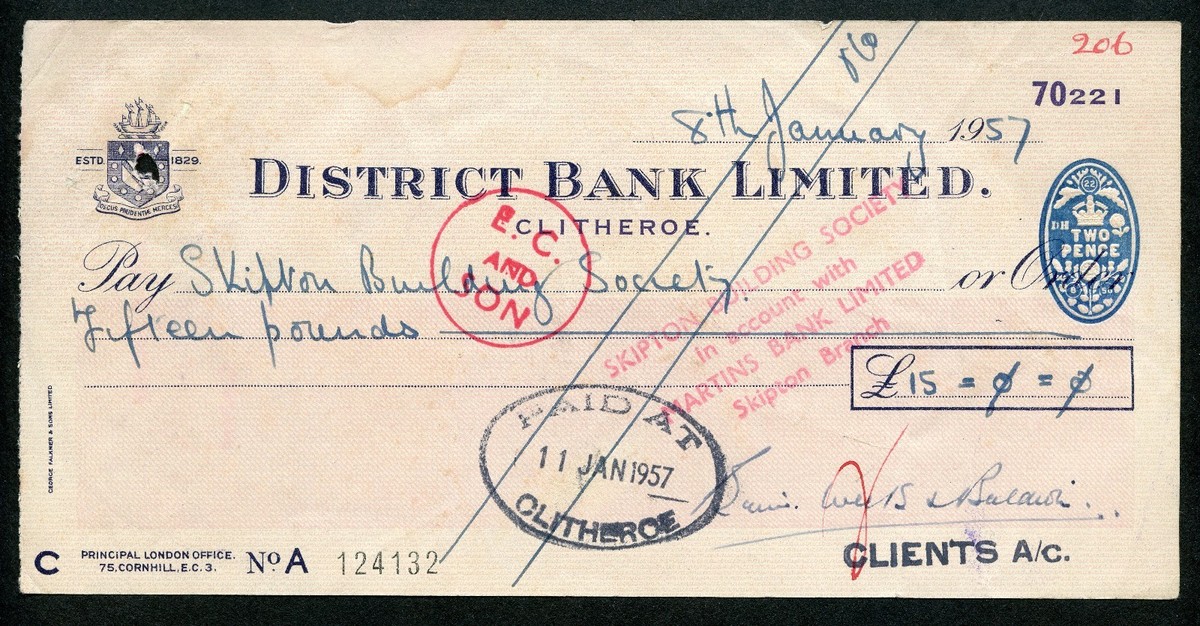 Uk Bank Cheques