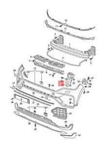 Genuine VW Touareg CR7 Support Element 760807883 | eBay