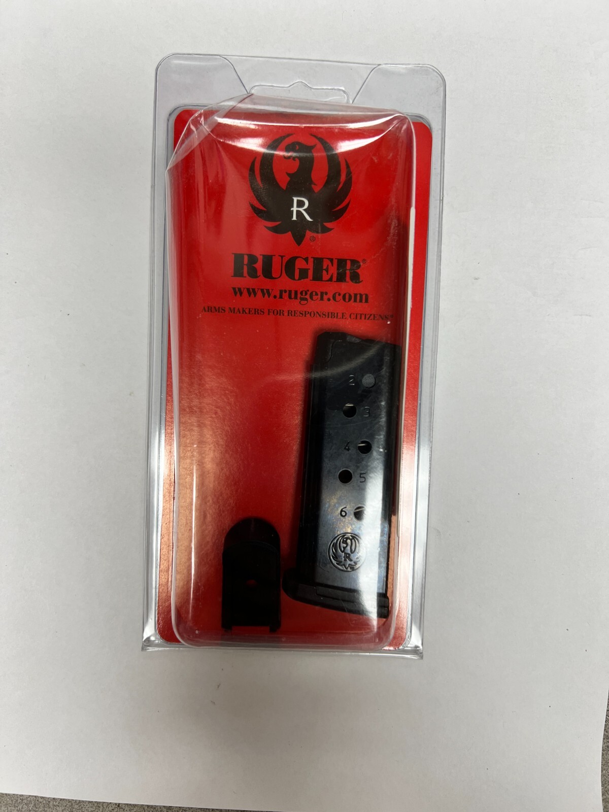 Ruger lcp 380 magazine 6 round with finger rest NEW | eBay