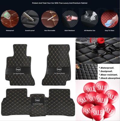 For Cadillac All Models Car Floor Mats Waterproof Front Rear Carpets ...