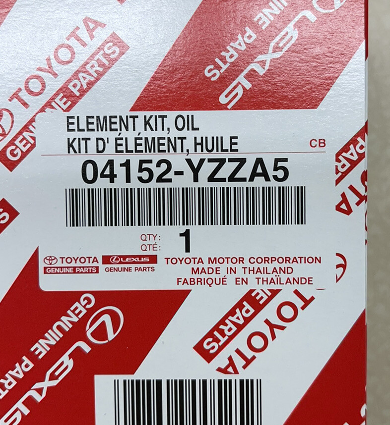 Set of 3 Toyota Genuine OEM Oil Filter 04152-YZZA5 4Runner Tundra | eBay