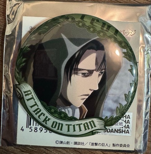 Attack on Titan Levi Badge Part 1 Can Badge Collectible Used | eBay