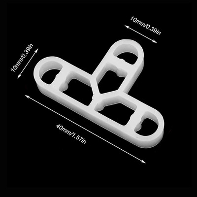 Paving Slab Spacers, 100Pcs Tile Spacers, T-Shape Plastic Hollow Tile ...