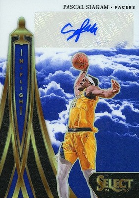 Pascal Siakam 2024-25 Select In Flight Auto Autograph Indiana Pacers 4/ ...