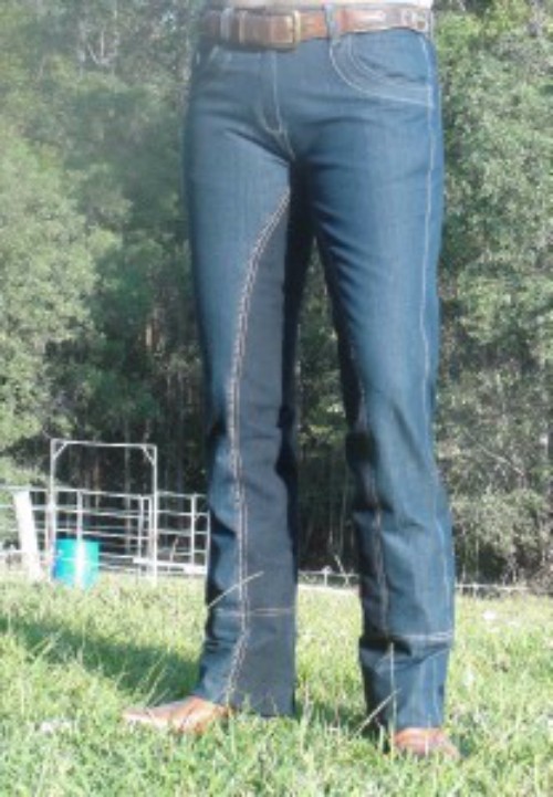 Jodhpurs bootcut riding Pants Denim Jeans Westernstyle stretch sticky ...