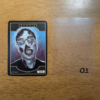 💀 Rare Zombie TOKEN - Custom by rk post - 2014 - MTG - See pics 4 cond ...