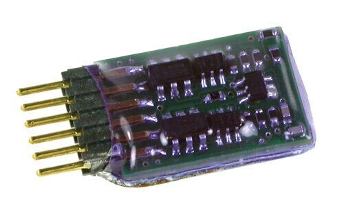 Bachmann 36-558A - 6 Broche 0.75amp 2 Fonction Locomotive DCC Chip En ...
