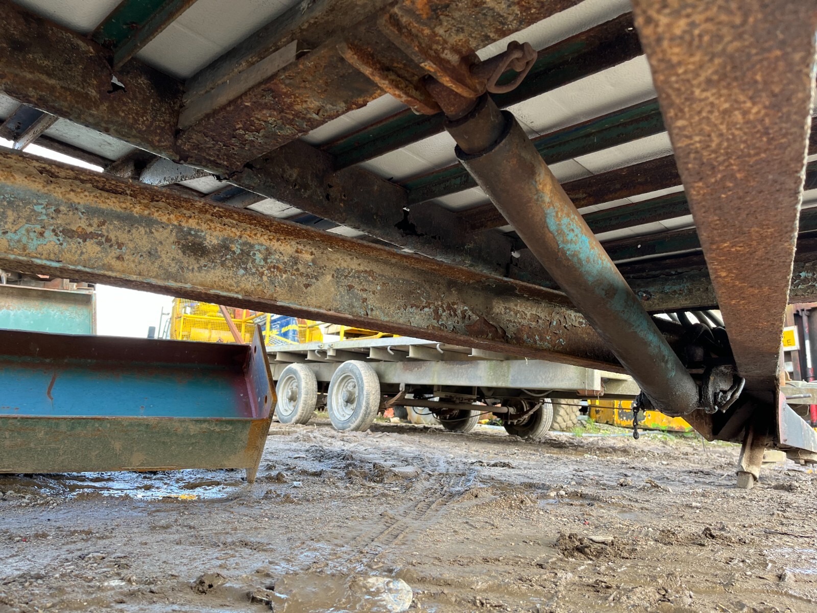 3 TON SINGLE AXLE FARM TRACTOR TIPPING TRAILER DEUTZ MASSEY JOHN DEERE ...