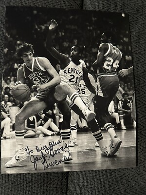 Jack Goose Givens signed 8 X 10 Photo Autographed Basketball Kentucky ...