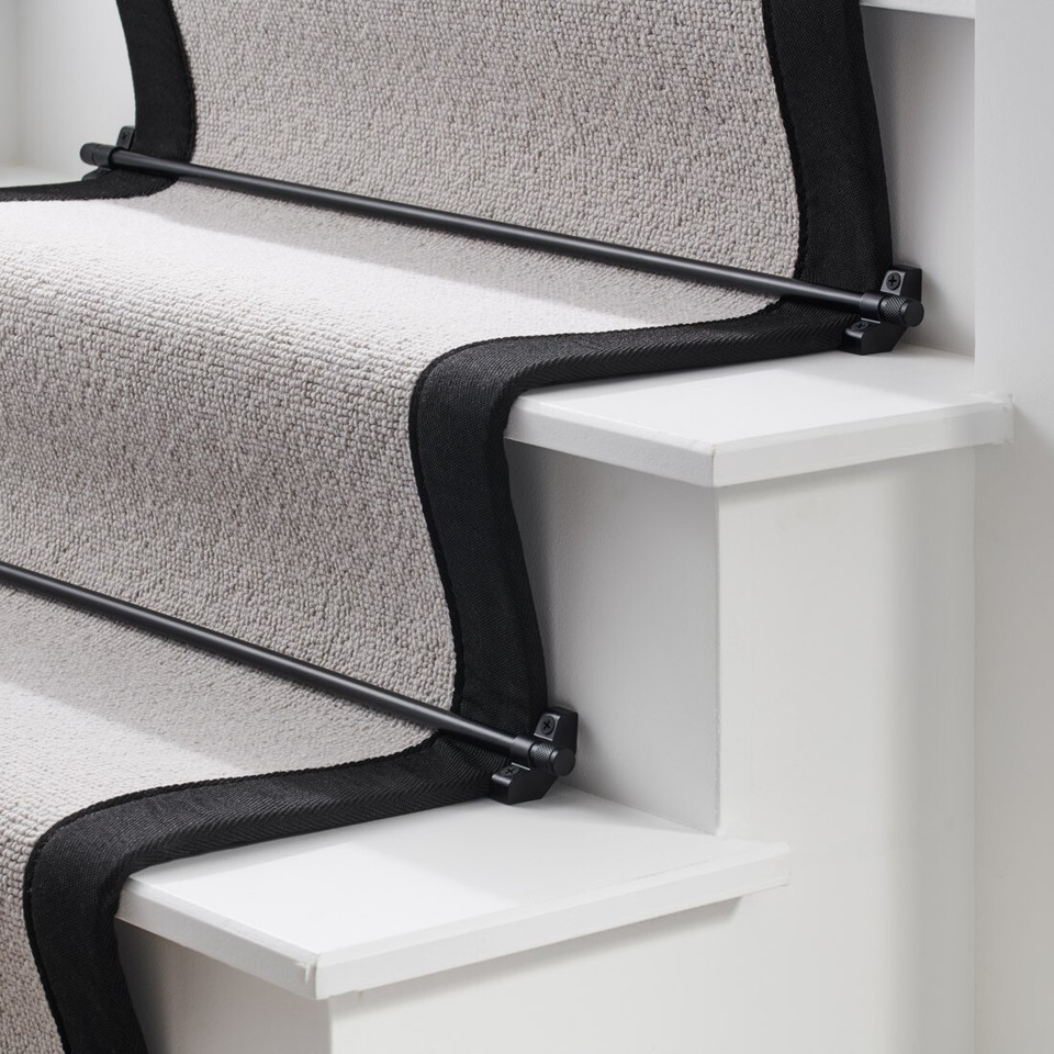 Solid Brass Stair Rods for carpet runners. Black, Gold, Antique ...