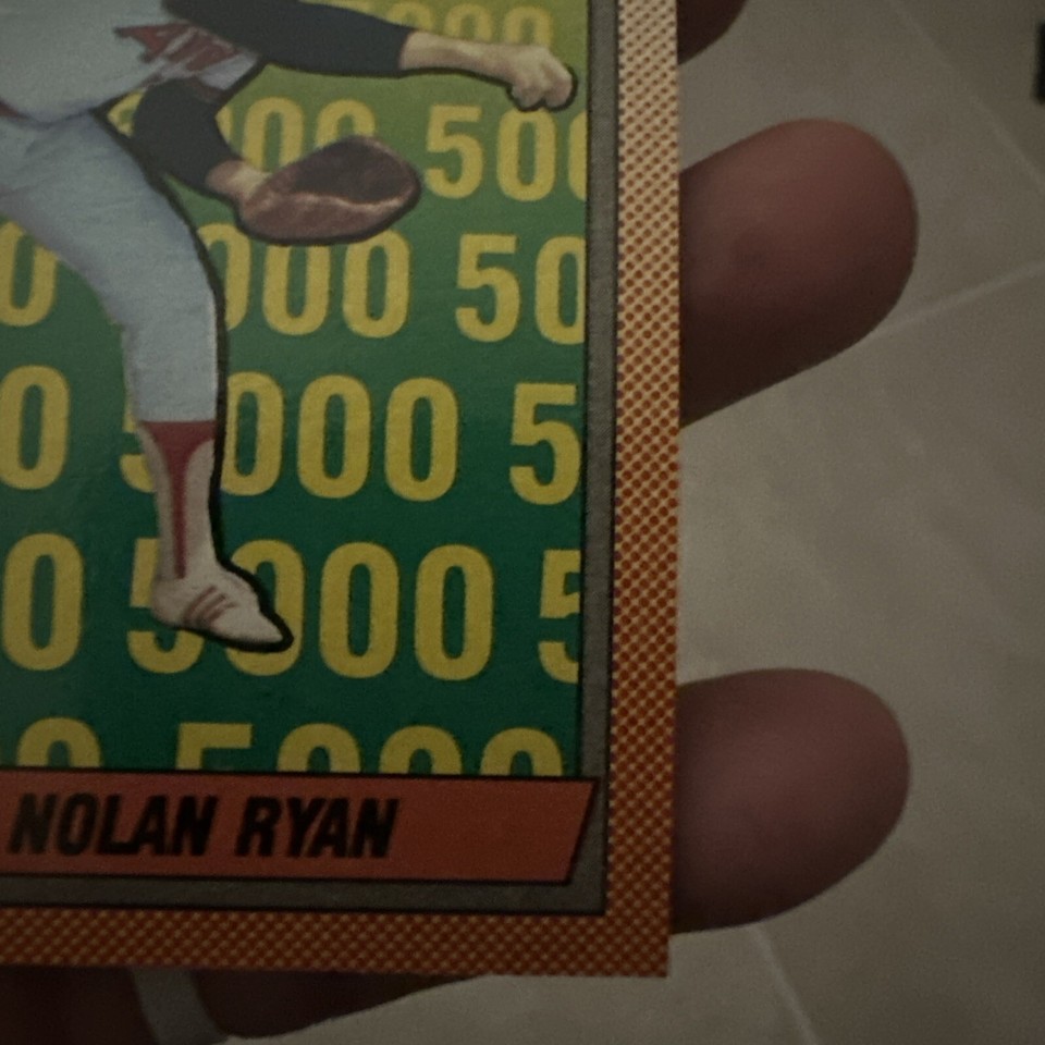 1990 Topps - #3 Nolan Ryan misprinted rare error card! | eBay