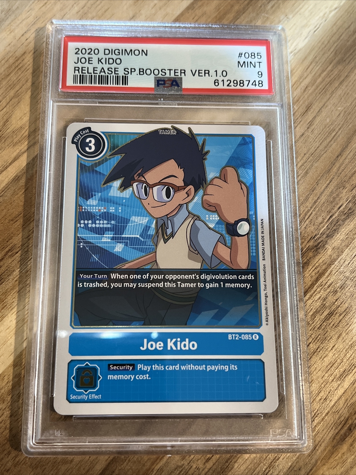 2020 Digimon Joe Kido BT2-085 Release Special Booster PSA 9 | eBay