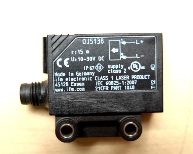 X1 ifm Electronic 45128 Essen Sensor R 15m U 10-30v DC for sale online ...