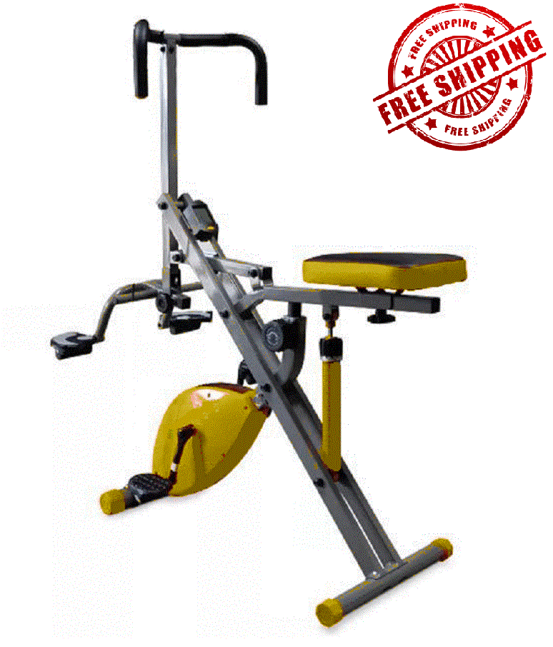 Total Crunch Power Rider Bike 2-1 AB Cruncher Bike Workout Muscle ...