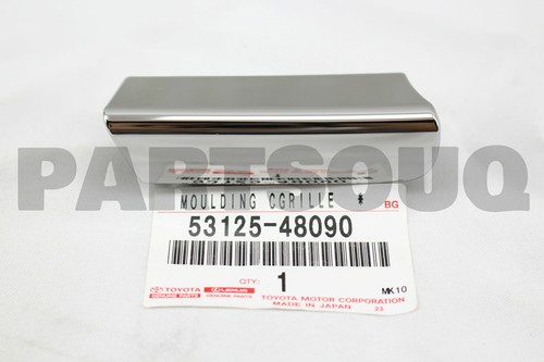 5312548090 Genuine Toyota MOULDING, RADIATOR GRILLE, CENTER RH 53125 ...