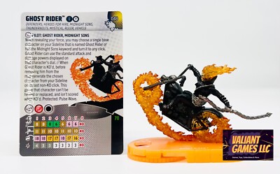 Marvel Heroclix Ghost Rider #048 w/ Card Wheels of Vengeance Set | eBay