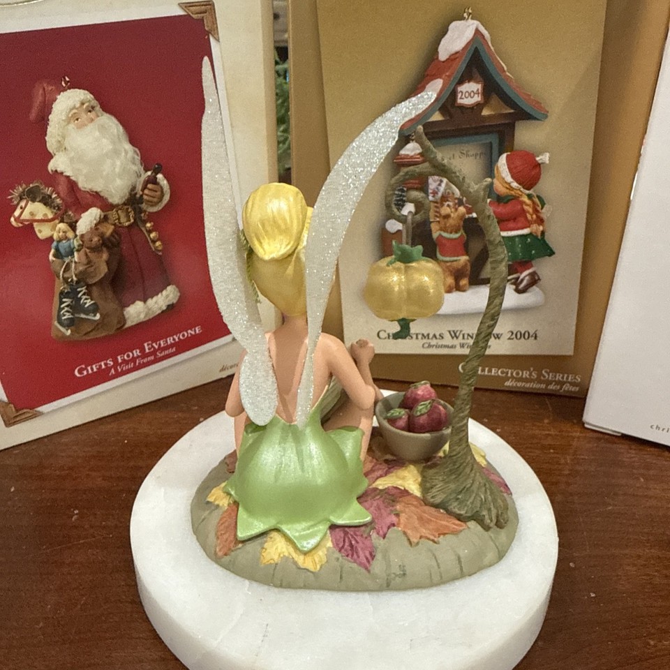 Walt Disney's Peter Pan TINKER BELL Reading Hallmark Keepsake Ornament ...