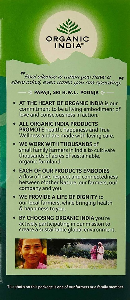 Organic India Tulsi Original Tea, 25 Infusion Tea Bags AU | eBay UK