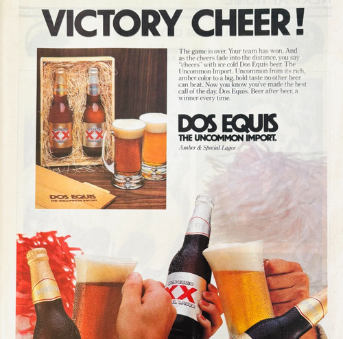 1981 Dos Equis Beer Advertisement Vintage Brewery Imported Beers DWV11A ...