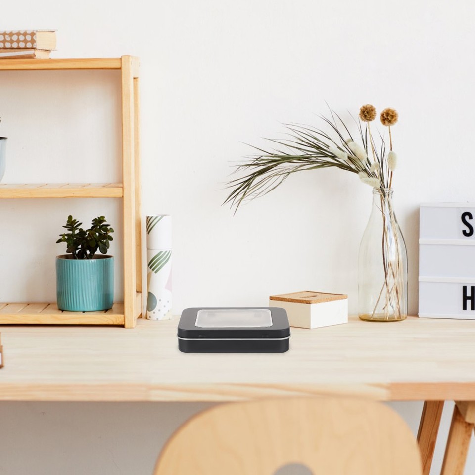 24 Pcs USB Flash Drive Storage Window Boxes Tinplate Storage Case ...