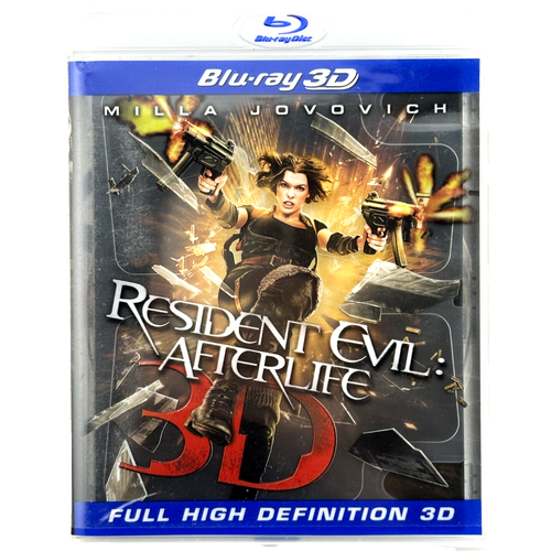 RESIDENT EVIL: AFTERLIFE (2010) BLU-RAY 3D Jovovich Larter Miller ...