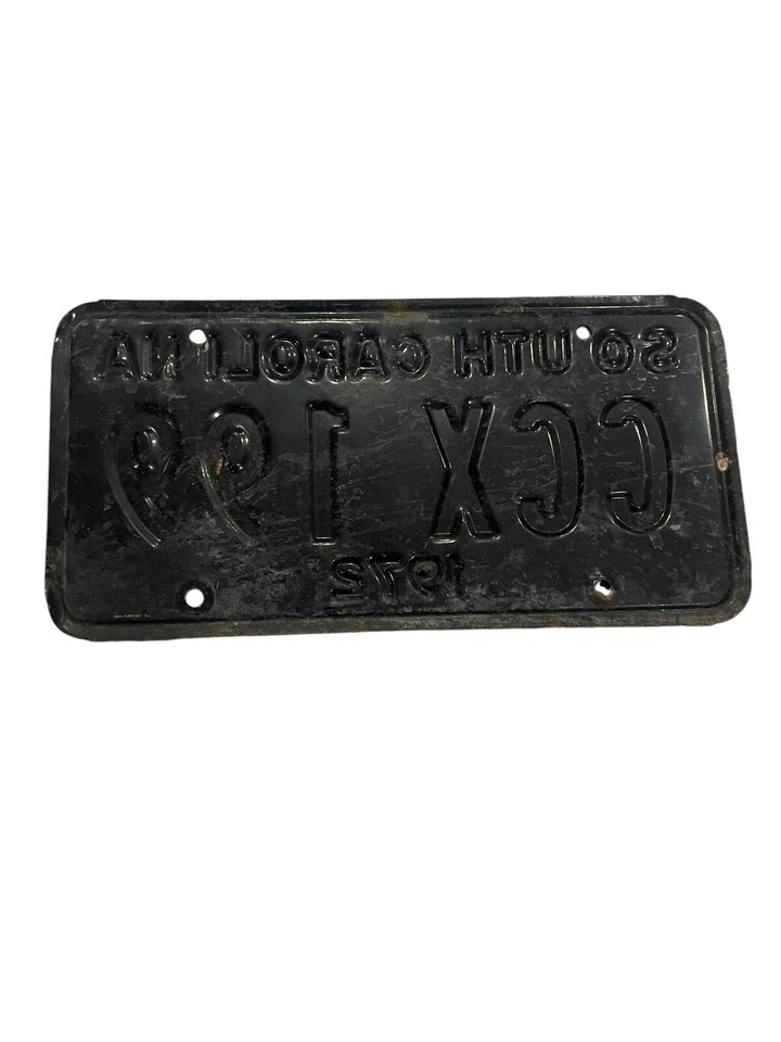 1972 South Carolina License Plate Tag CCX 199 | eBay