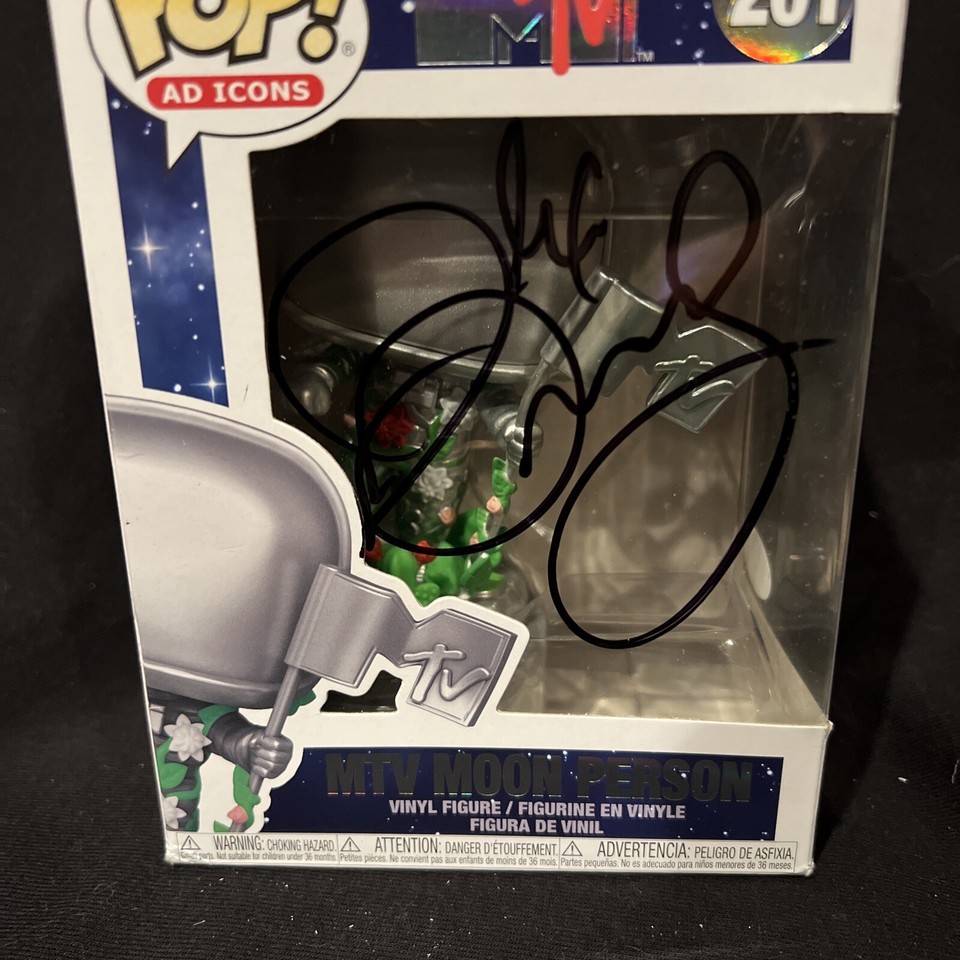 Alejandro Fernandez Signed Autograph Funko Pop MTV Moon Person JSA ...