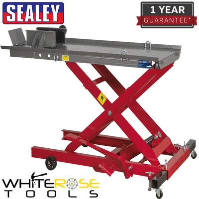 Sealey Motorcycle Lift 365kg Capacity Hydraulic Lifting Garage ...