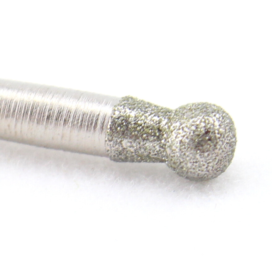 3mm Diamond Ball Point Diamond Burr Bit Set For Dremel Rotary Tool 150 ...