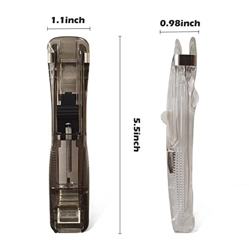 2 Pack Portable Handheld Paper Clam Clip Dispenser Large Size with 50 ...