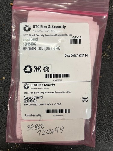 UTC Fire & Security 8RP Connector Kit 520998002 | eBay