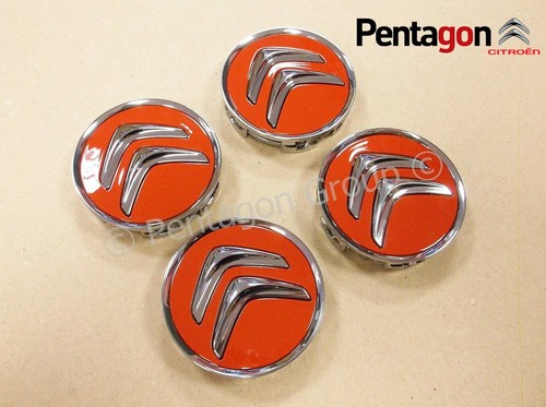 New Genuine Citroen C2 C3 C5 C8 DS3 Picasso Aden Red Alloy Wheel Centre ...
