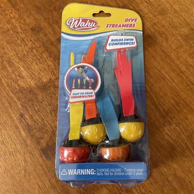 Wahu Dive Streamers Pool Toy-Easy To Grab Underwater-Buids Swim ...
