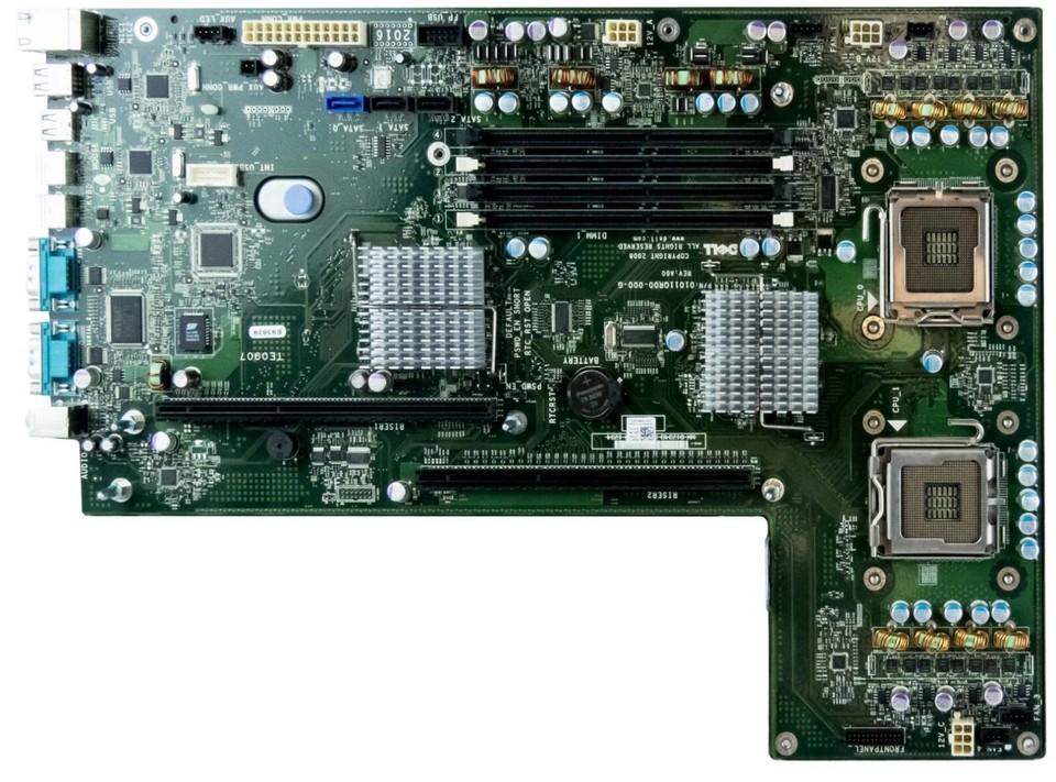 Server Mainboards Dell 0FX173 FX173 2xLGA771 4xDDR2 2xRJ45 Precision ...