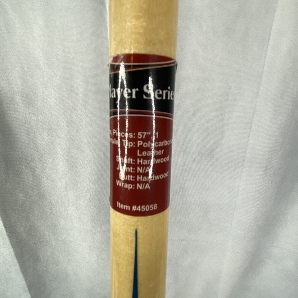 Mike Massey Billiards Hardwood 1 PC Pool Cue Stick Player Series 57 ...