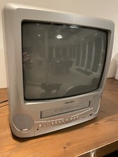 Grundig TVR3730R CRT TV Video VHS VCR Tape Combo Retro Gaming 14 Inch ...