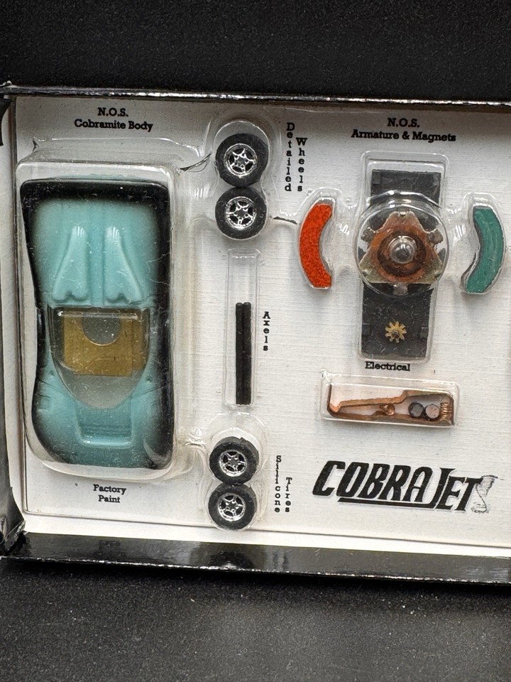 HO Turquoise Blue Cobra Jet Slot Car Kit New In Box | eBay