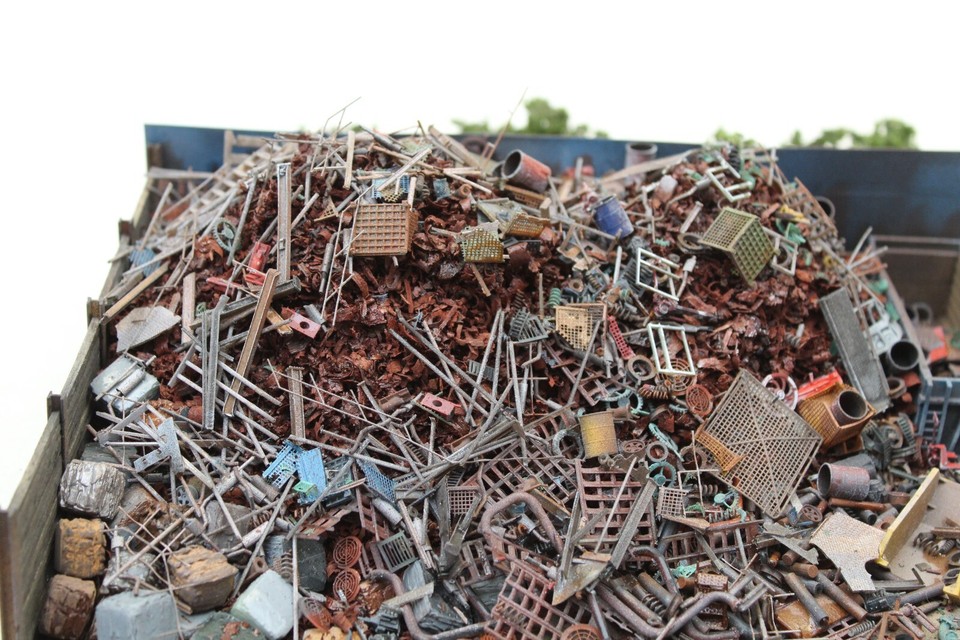 ULTIMATE SCRAP! Model Scrapyard Metal OO Gauge Scenery Wagon Loads ...