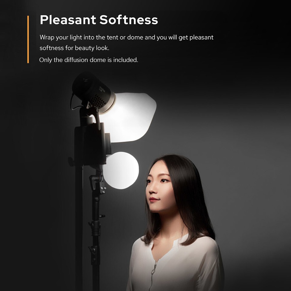 Godox ML-CD15 Flash Diffuser Modifier Diffusion Dome for V1 V860III ...