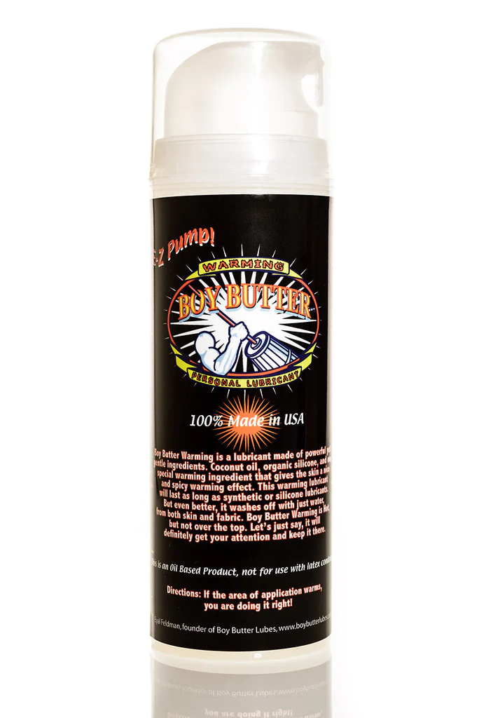 Boy Butter Warming Anal Lubricant💋Organic Coconut Oil+Water Easy Entry ...