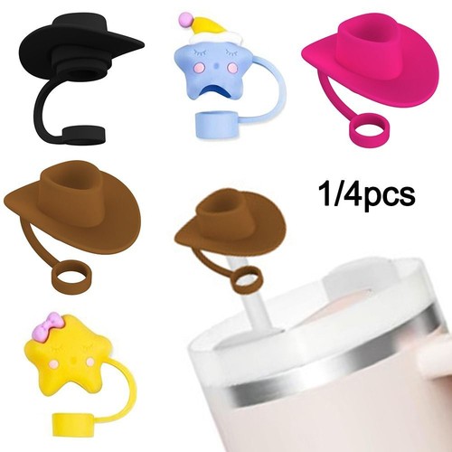 Splash Proof Straw Plug Airtight Drinking Dust Cap Cup Accessories ...
