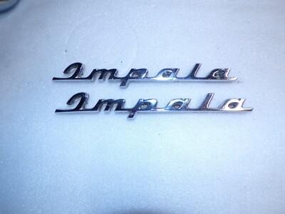 A pair of 1960 Chevy Impala script C | eBay