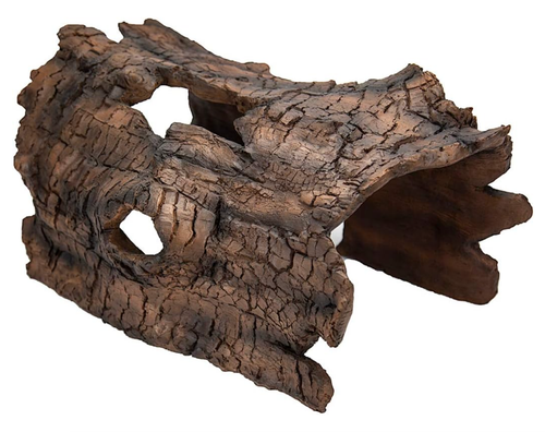 Hiding Place Fish Protector Koi Pond Realistic Faux Log Fish Cave ...